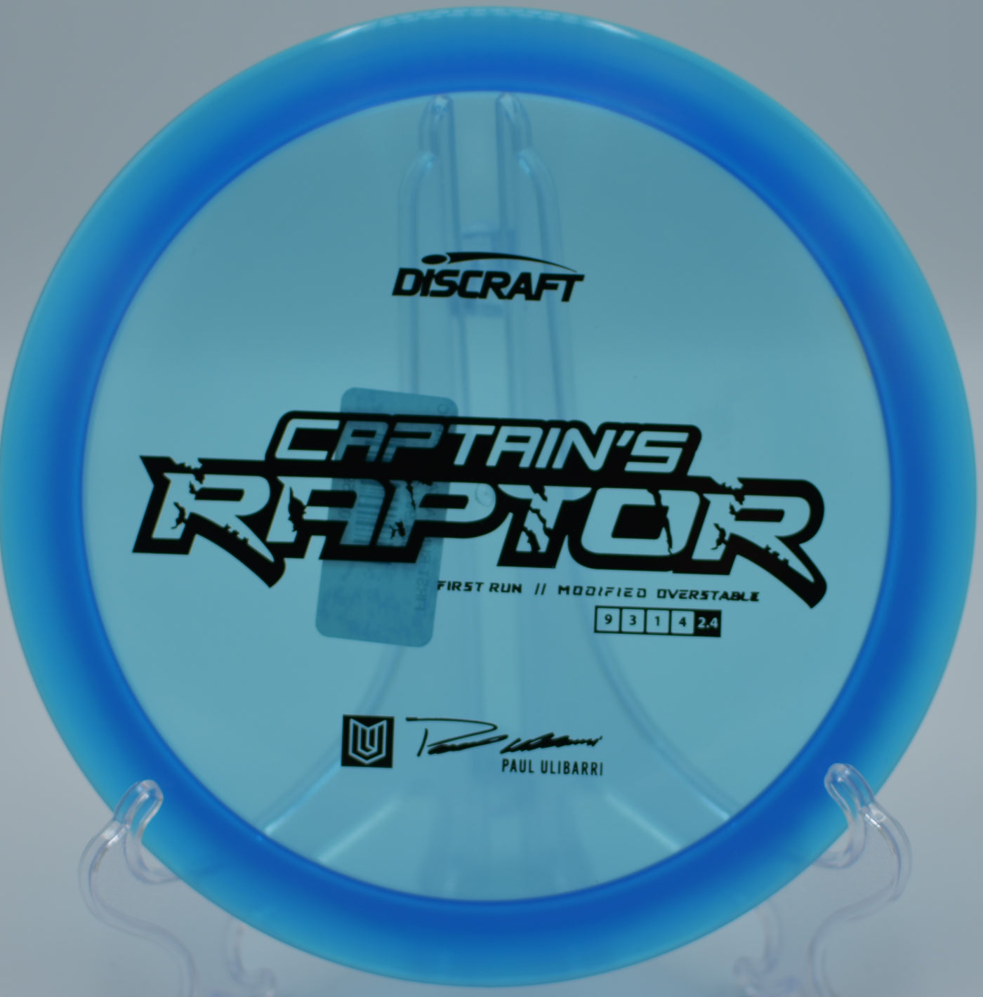 FIRST RUN CAPTAINS RAPTOR – Flexline Discs